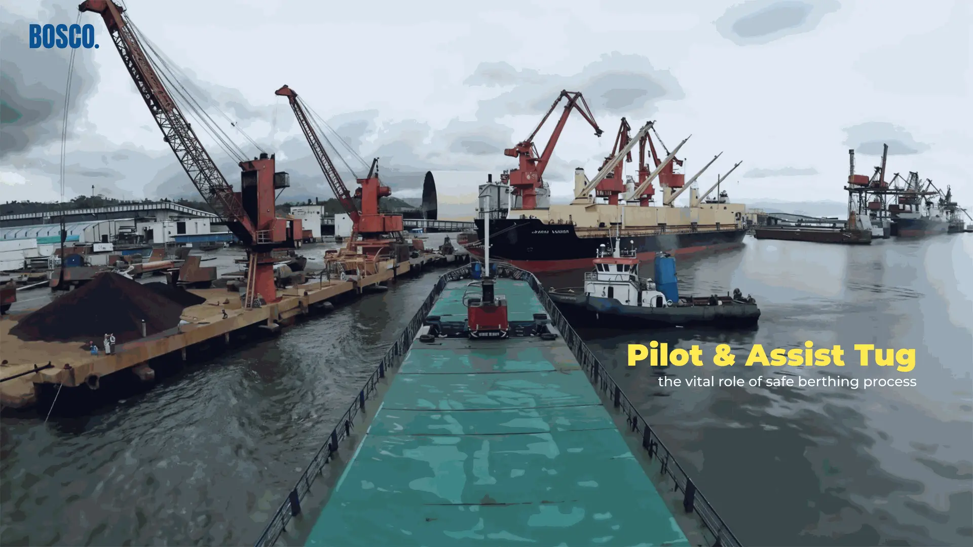 Vital Role of Port Pilots and Assist Tugs in Safe Berthing | Bosco Shipping